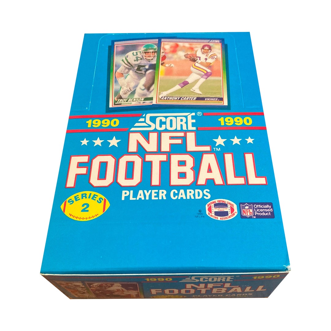 Full Box of 1990 Score NFL Football Cards. Series 2. 36 Packs, 16 ...