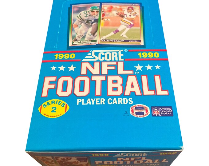 Full Box of 1990 Score NFL Football Cards. Series 2. 36 Packs, 16 ...