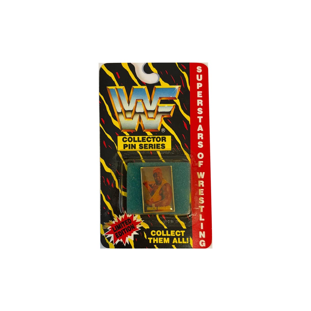 WWF Superstars of Wrestling Vintage Collectable Hulk Hogan Pin Brand ...
