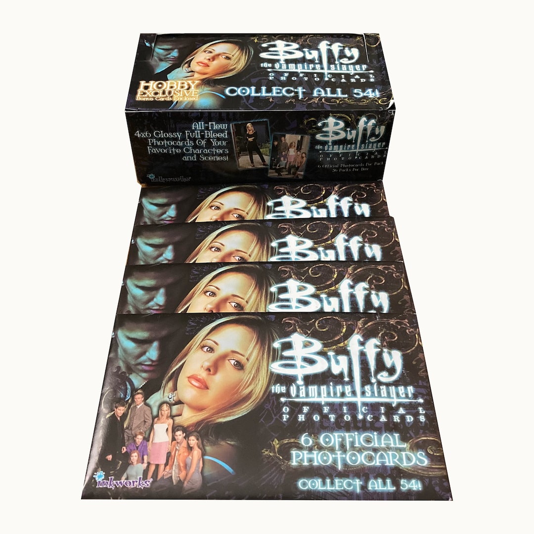 4 Packs of Official Buffy the Vampire Slayer Photo Cards. Glossy 4x6 ...