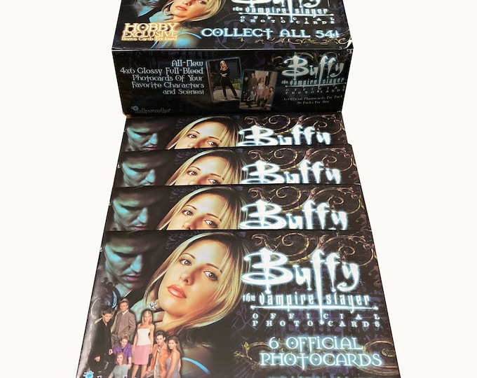 4 Packs of Official Buffy the Vampire Slayer Photo Cards. Glossy 4x6 ...
