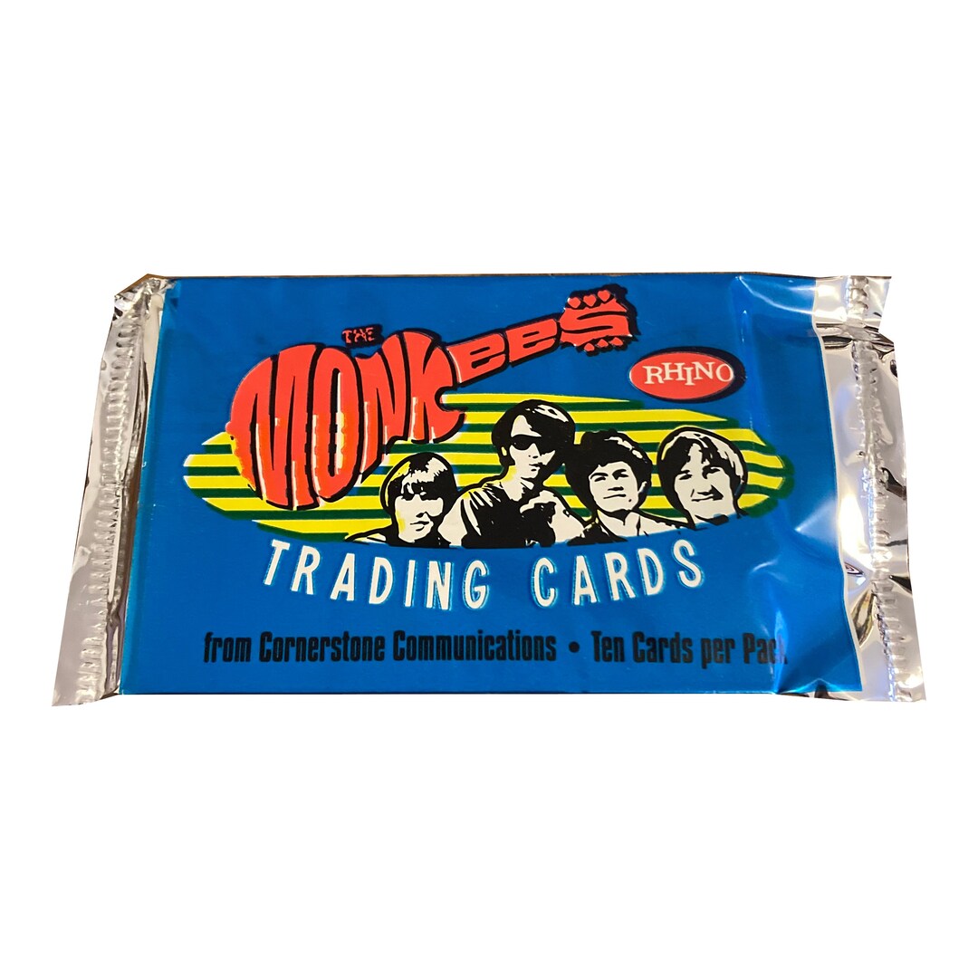 1 Pack of the Monkees Vintage Trading Cards. 10 Cards per Pack. Look ...
