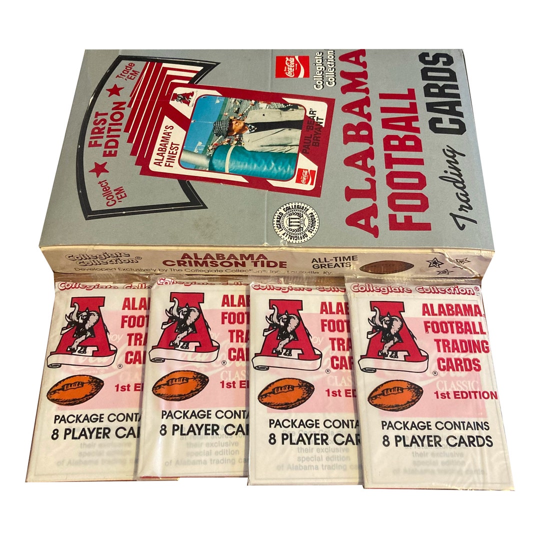 4 Packs of University of Alabama Crimson Tide All-time Greats Vintage ...