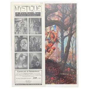 Mystique A Vintage Art Portfolio by Fred Fields. Contains 6 Full-color ...