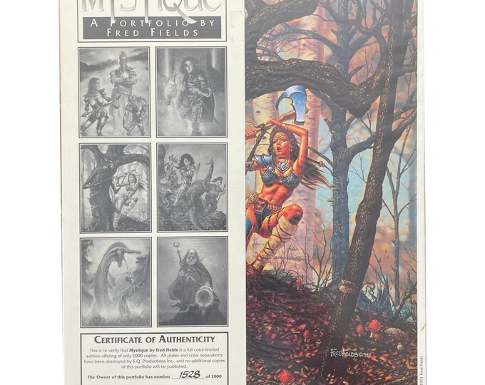 Mystique - A Vintage Art Portfolio by Fred Fields. Contains 6 Full ...