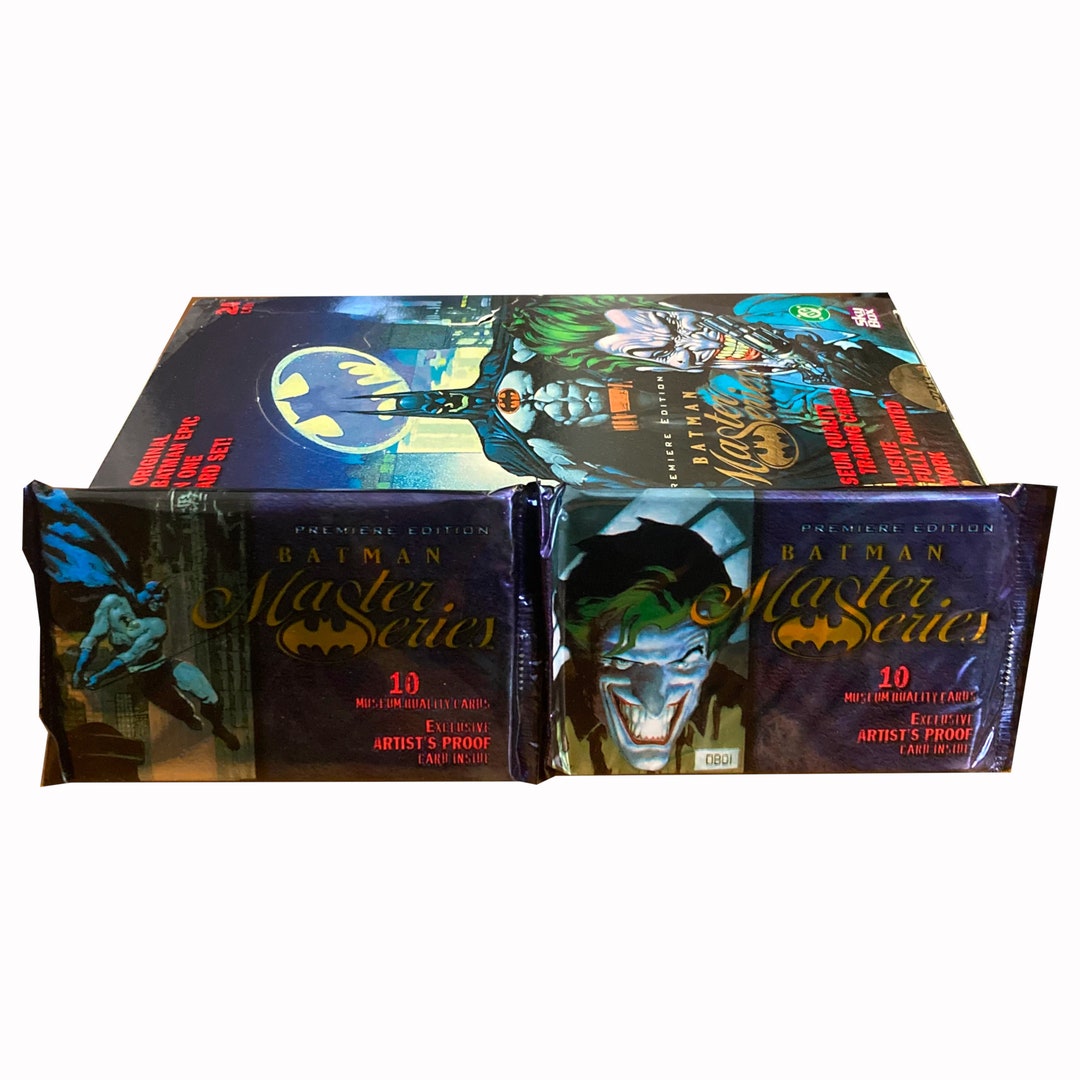 1 Pack of Batman Master Series Vintage Trading Cards. 10 Museum Quality ...