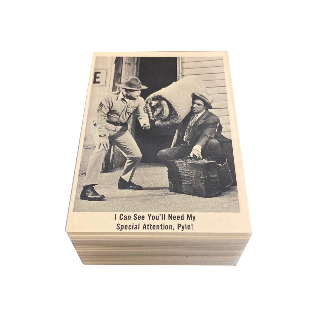 Gomer Pyle USMC Complete Set of 66 Vintage Trading Cards in Excellent ...