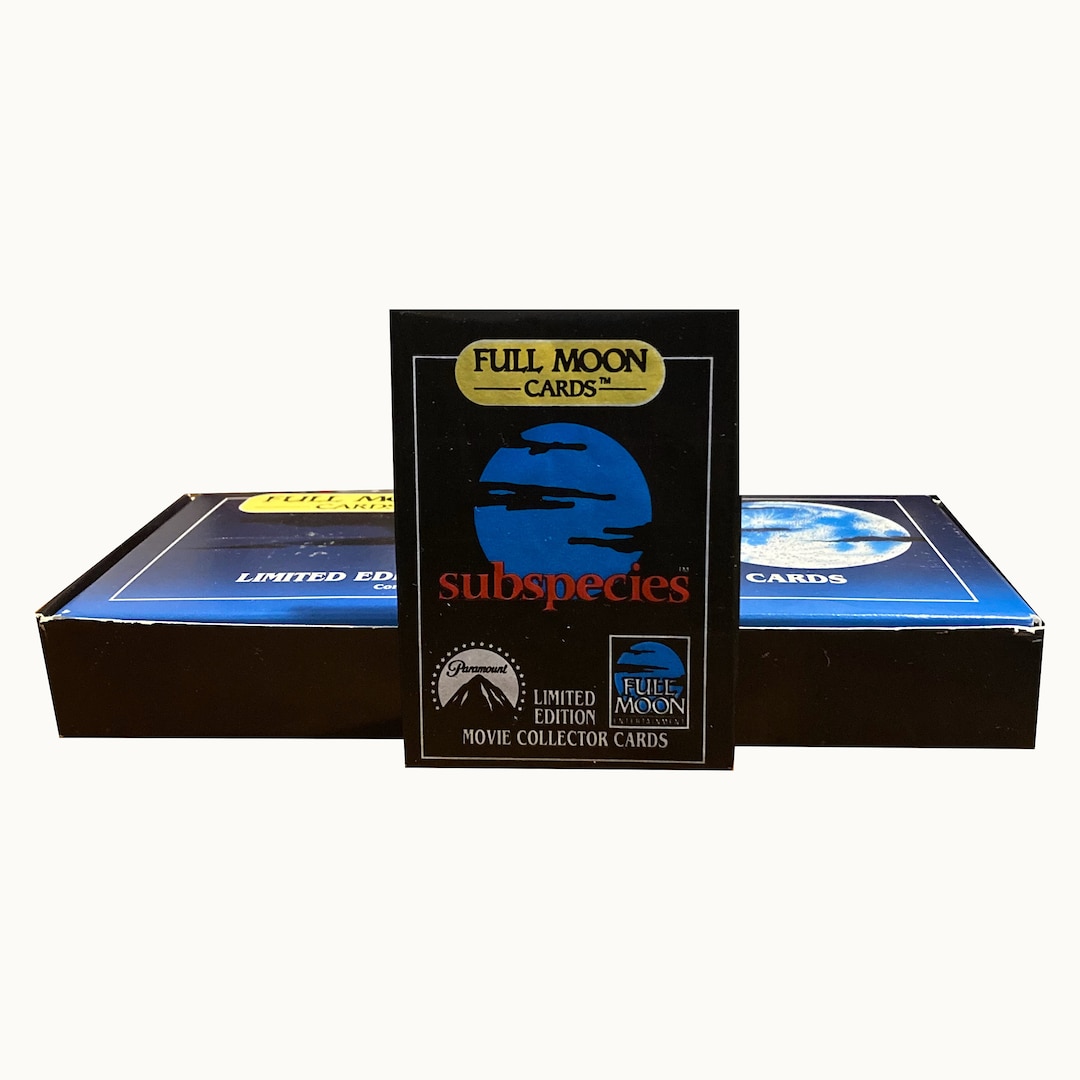 Subspecies Limited Edition Movie Collector Cards. 1 Sealed Wax Pack ...