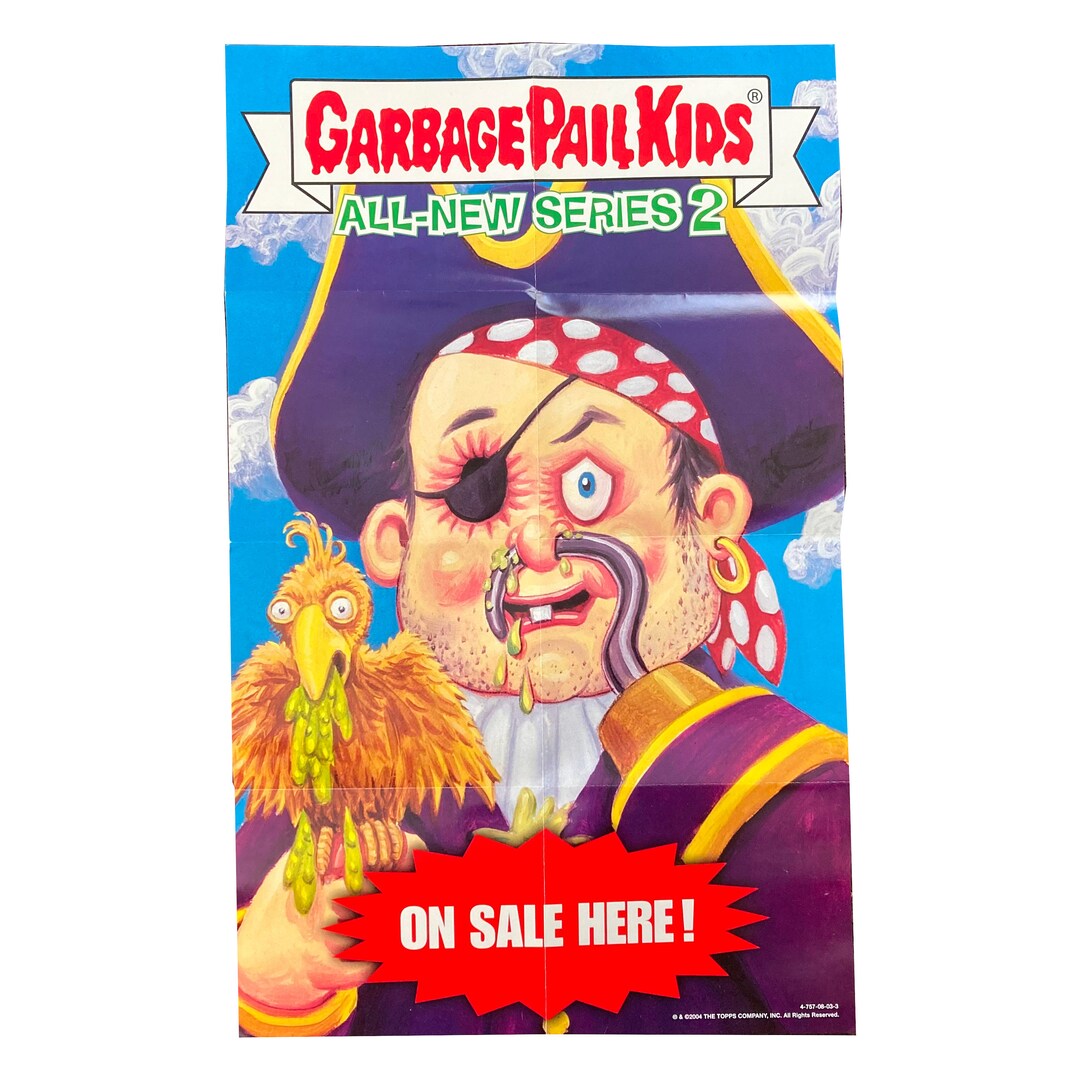 Garbage Pail Kids All New Series 2 Promo Poster in Excellent Condition ...