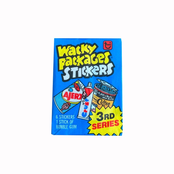 Wacky Packages Stickers - Etsy