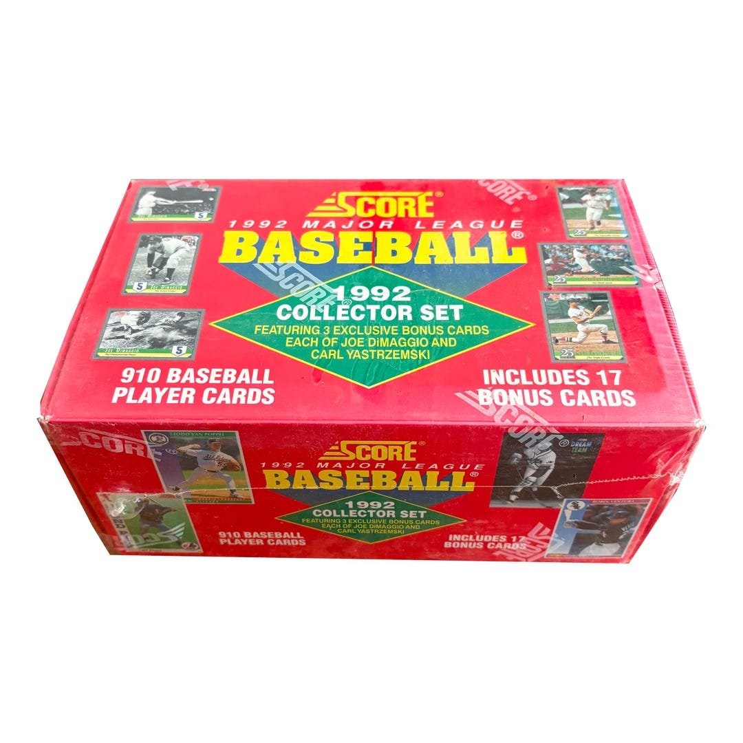1992 Score Vintage MLB Baseball Card Factory Sealed Boxed Set. Includes ...