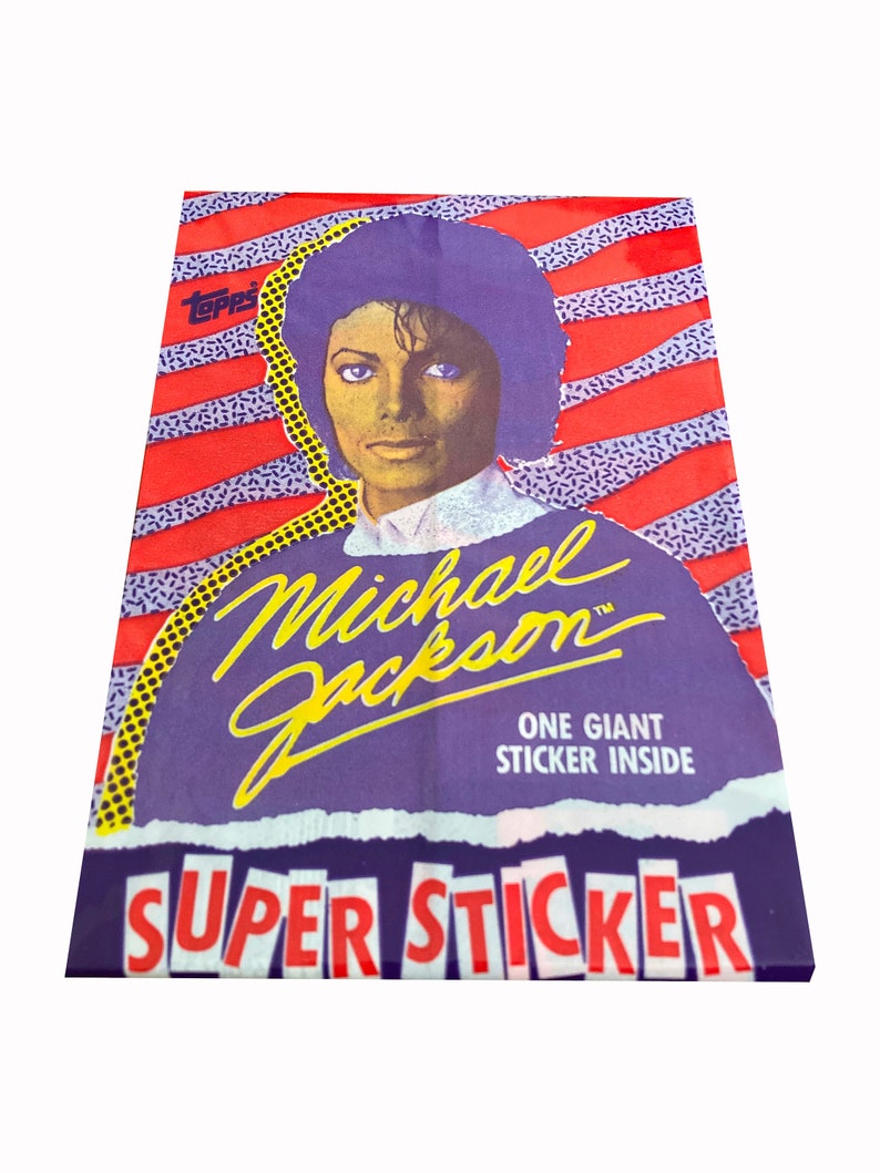 Michael Jackson Super Sticker Complete Set of 13 5x7 Stickers - Etsy