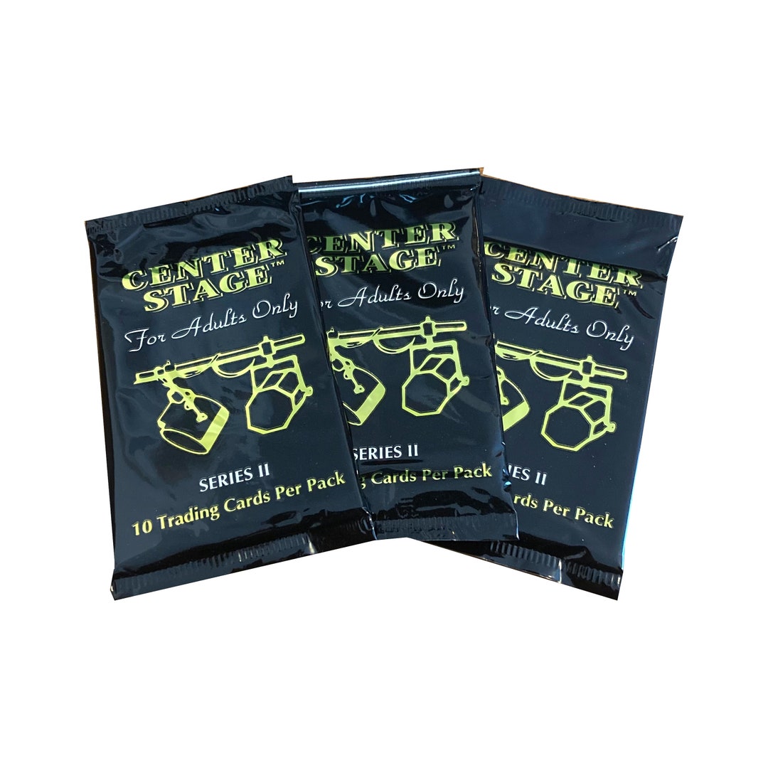 3 Packs of Center Stage Series 2 Vintage Adult Trading Cards. 10 Cards ...