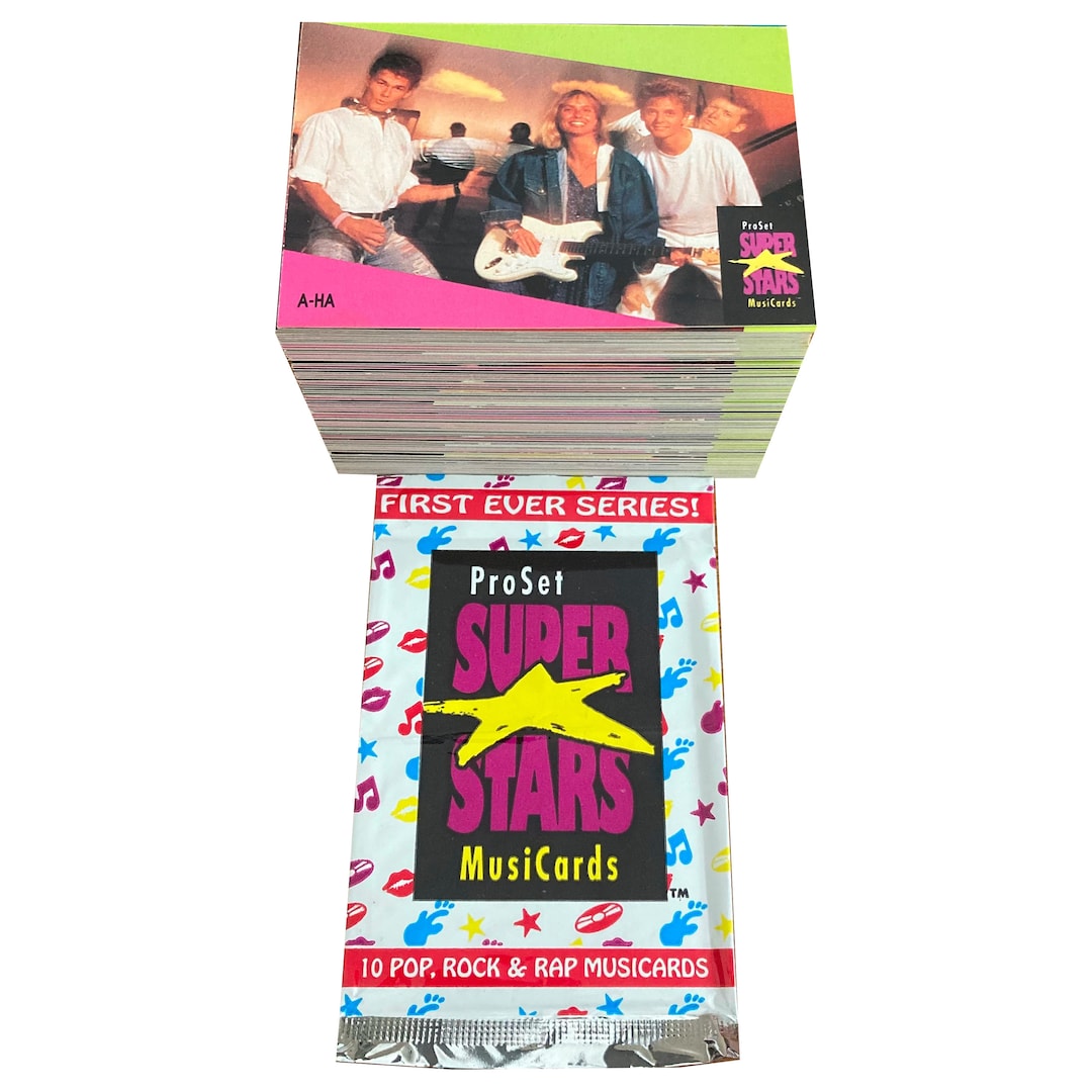 Musicards Super Stars UK Edition Complete Set of 150 Vintage Trading ...