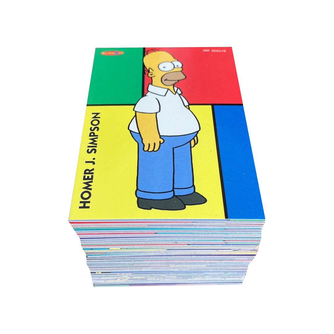 The Simpsons Down Under Complete Set of 100 Vintage Trading Cards in ...