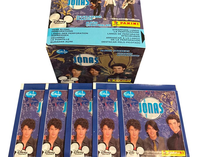 5 Packs of Jonas Vintage Collectable Album Stickers. Jonas Brothers ...
