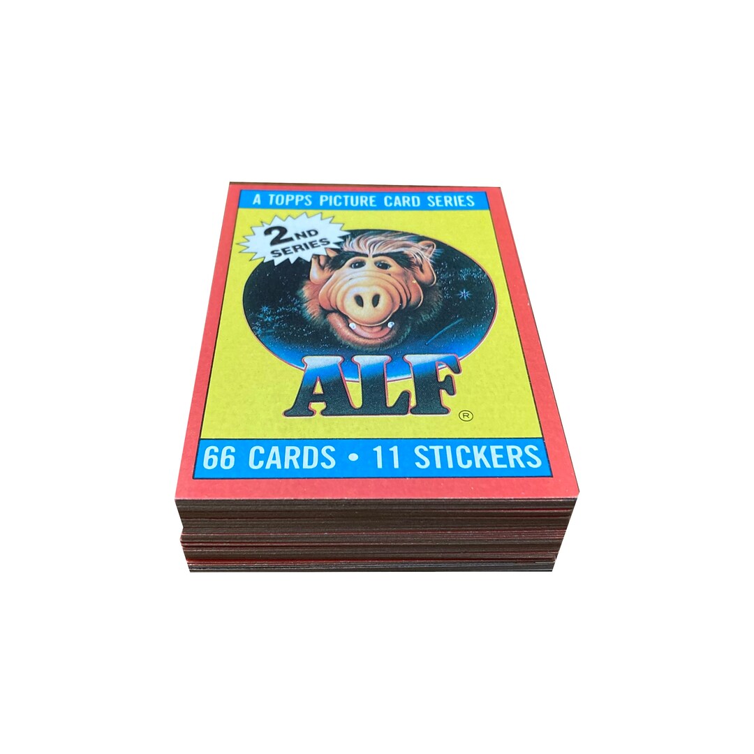ALF Series 2 Complete Set of 66 Cards and 11 Stickers in Excellent ...