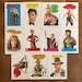 Indiana Jones and the Temple of Doom Complete Set of 11 Vintage Sticker ...