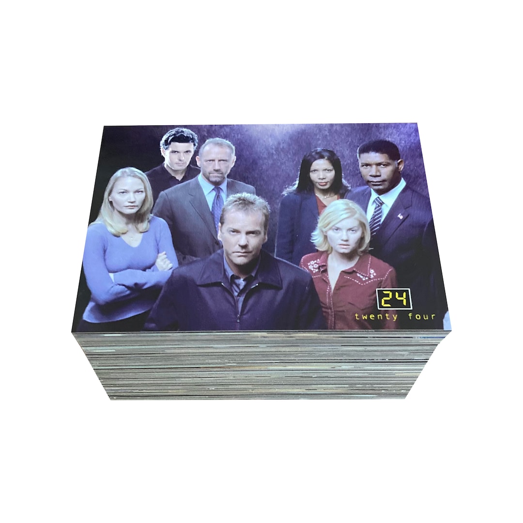 Twenty Four (24) Season 1 Complete Set of 90 Vintage Trading Cards in ...