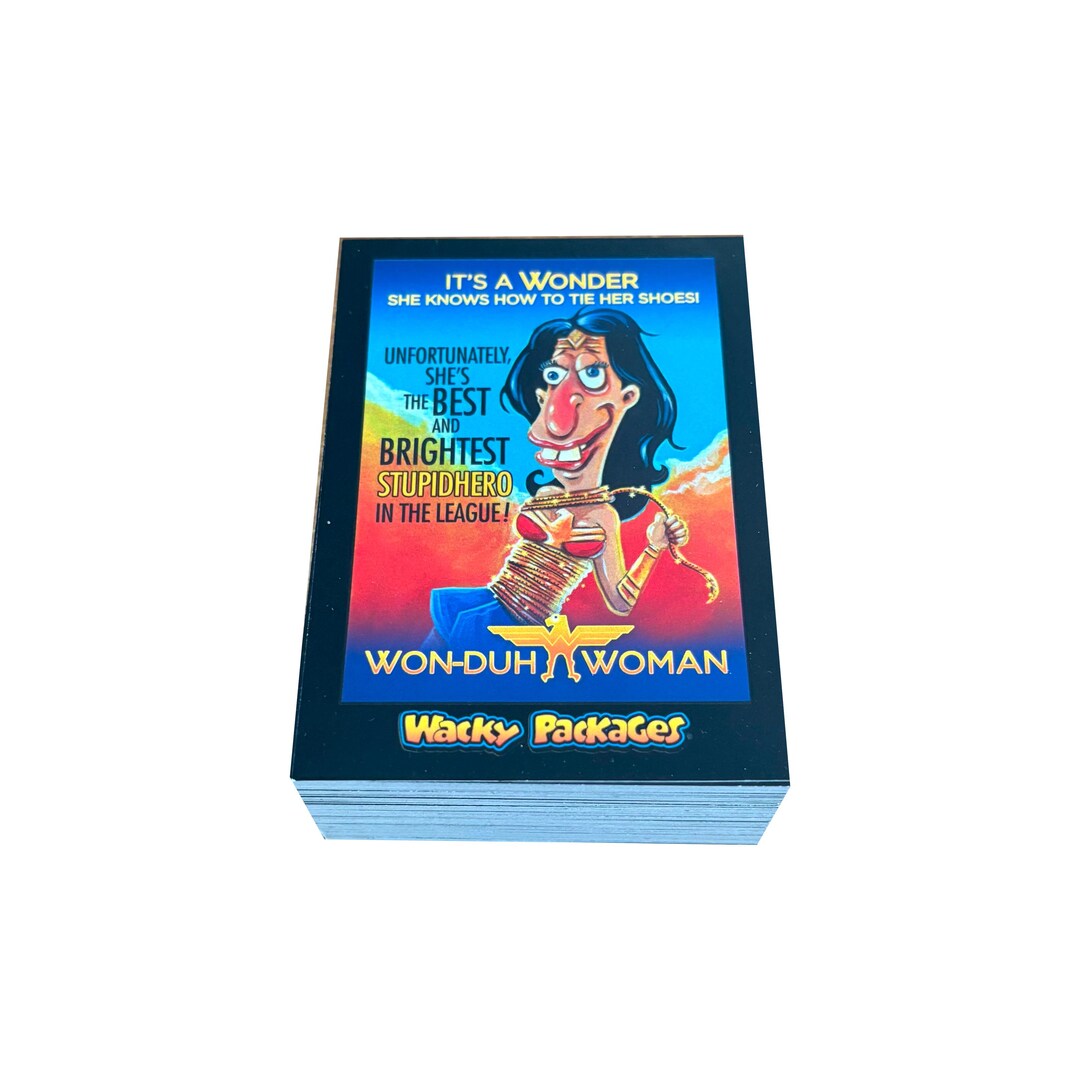 Wacky Packages Go to the Movies Complete Base Set of 90 Vintage Trading ...