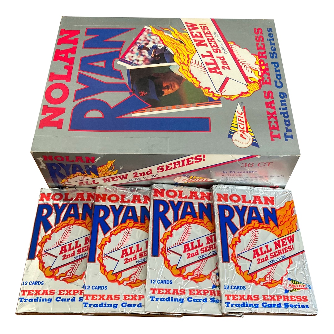 4 Packs of Nolan Ryan Texas Express 2nd Series Vintage Trading Cards ...