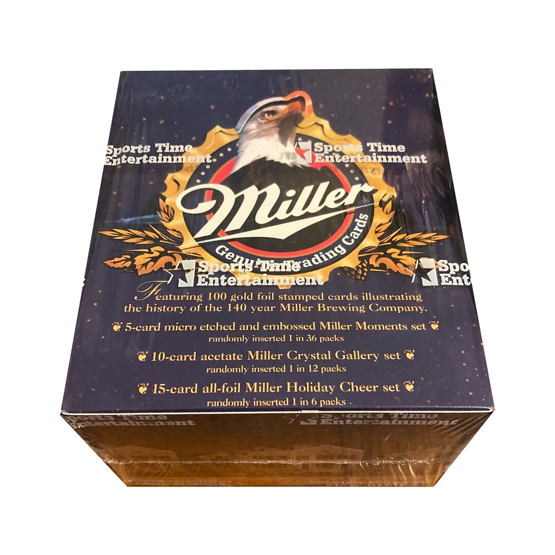 Factory Sealed Box of Miller Genuine Trading Cards. the Champagne of ...