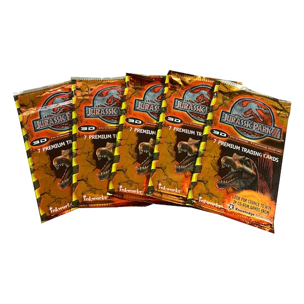 Jurassic World Trading Cards Etsy
