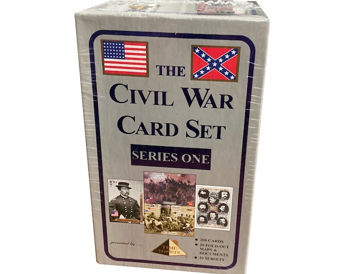 The Civil War Card Set Complete Factory Sealed Set of Vintage Trading ...