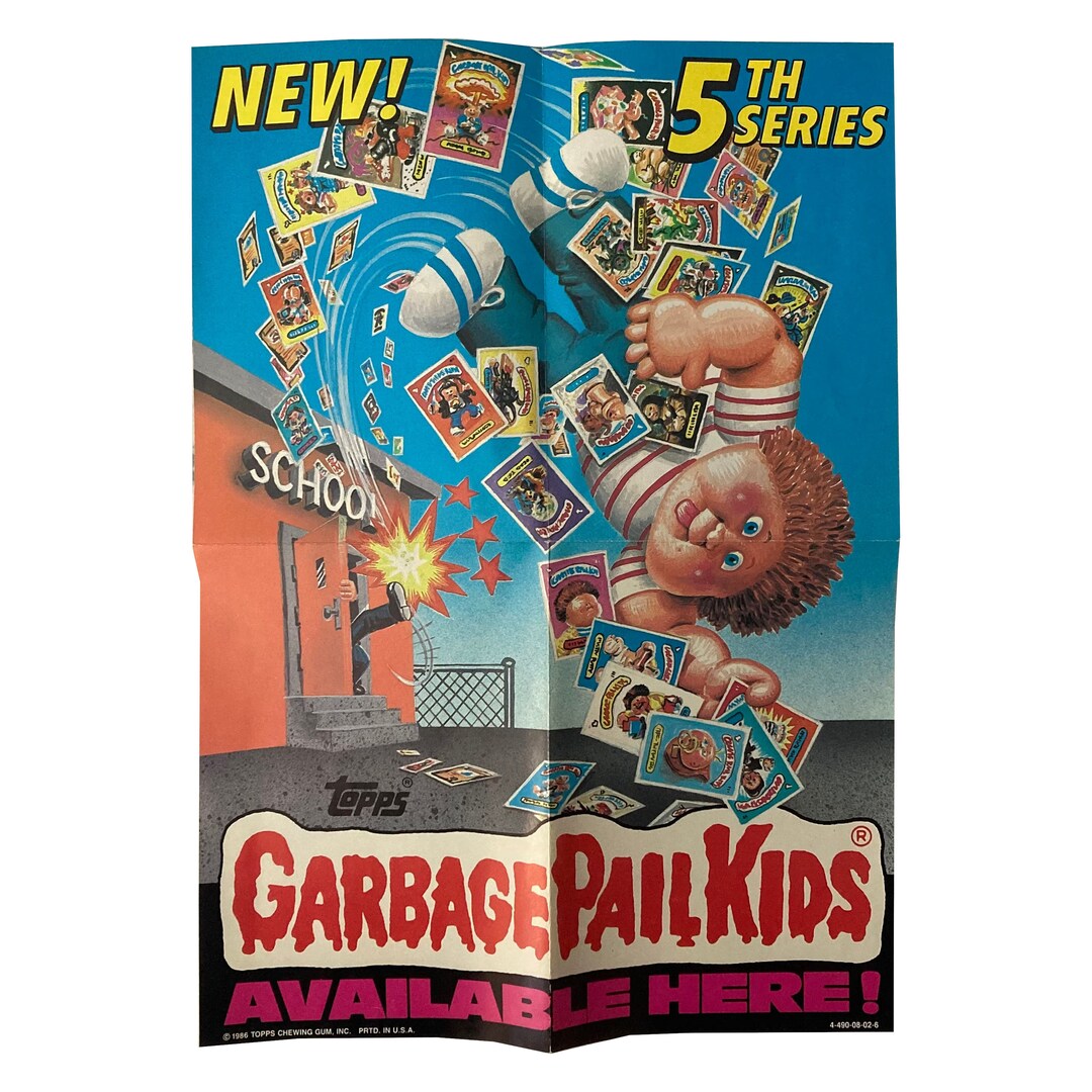 Garbage Pail Kids Series 5 Box Topper Promo Poster in Excellent ...