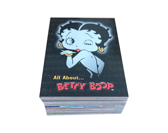 Betty Boop Complete Set of 72 Vintage Trading Cards in Excellent ...