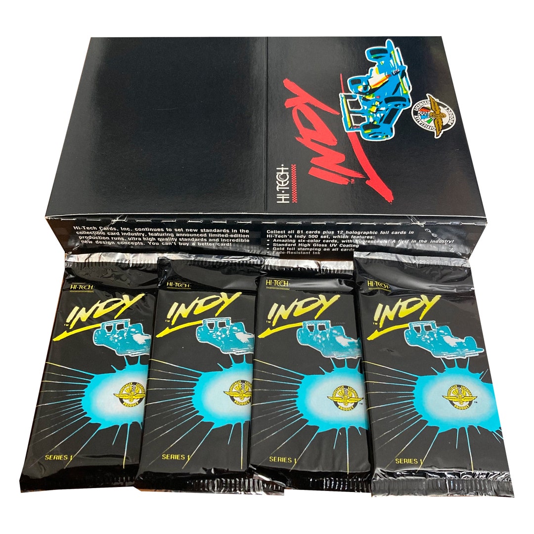 4 Packs of Indy 500 Vintage Race Cards. Series 1. Collect All 81 All 12 ...