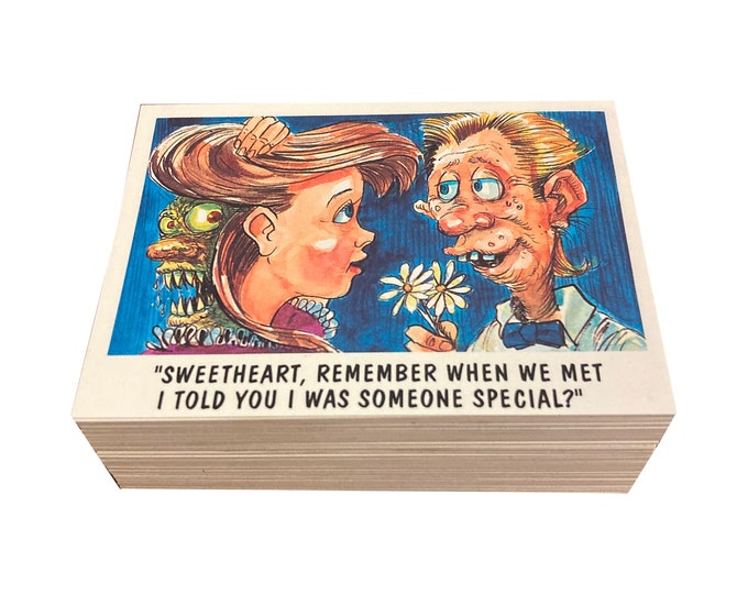 You Slay Me Horrific Humor Cards Complete Set of 60 in Excellent ...
