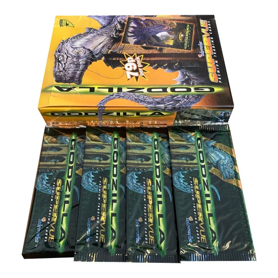 4 Packs of Godzilla Supervue Premium Movie Trading Cards. 5 - Etsy
