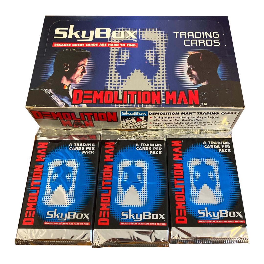 3 Packs of Demolition Man Vintage Trading Cards. 8 Cards per Pack ...