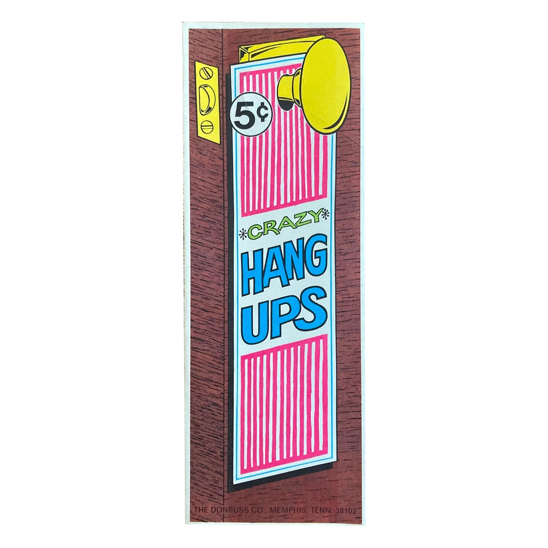 1 Pack of Crazy Hang Ups Vintage Novelty Doorknob Hanging Signs ...
