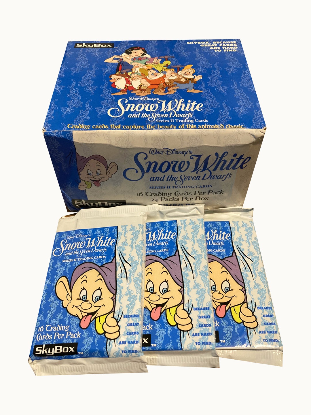 3 Jumbo Packs of Disney's Snow White Series II Vintage Trading Cards ...