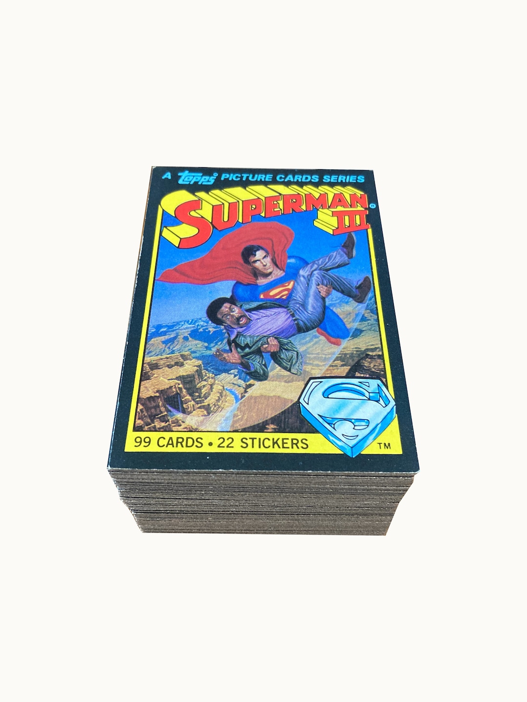 Superman 3 Complete Set of 99 Vintage Trading Cards + 22 Stickers in ...