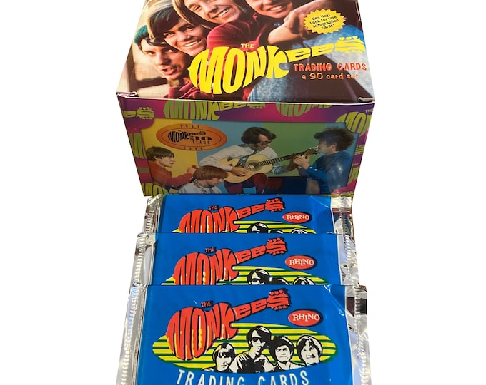 3 Packs of the Monkees Vintage Trading Cards. 10 Cards per Pack. Look ...