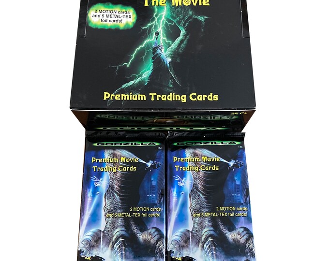 2 Packs of Godzilla Premium Movie Trading Cards. 2 Motion Cards + 5 ...
