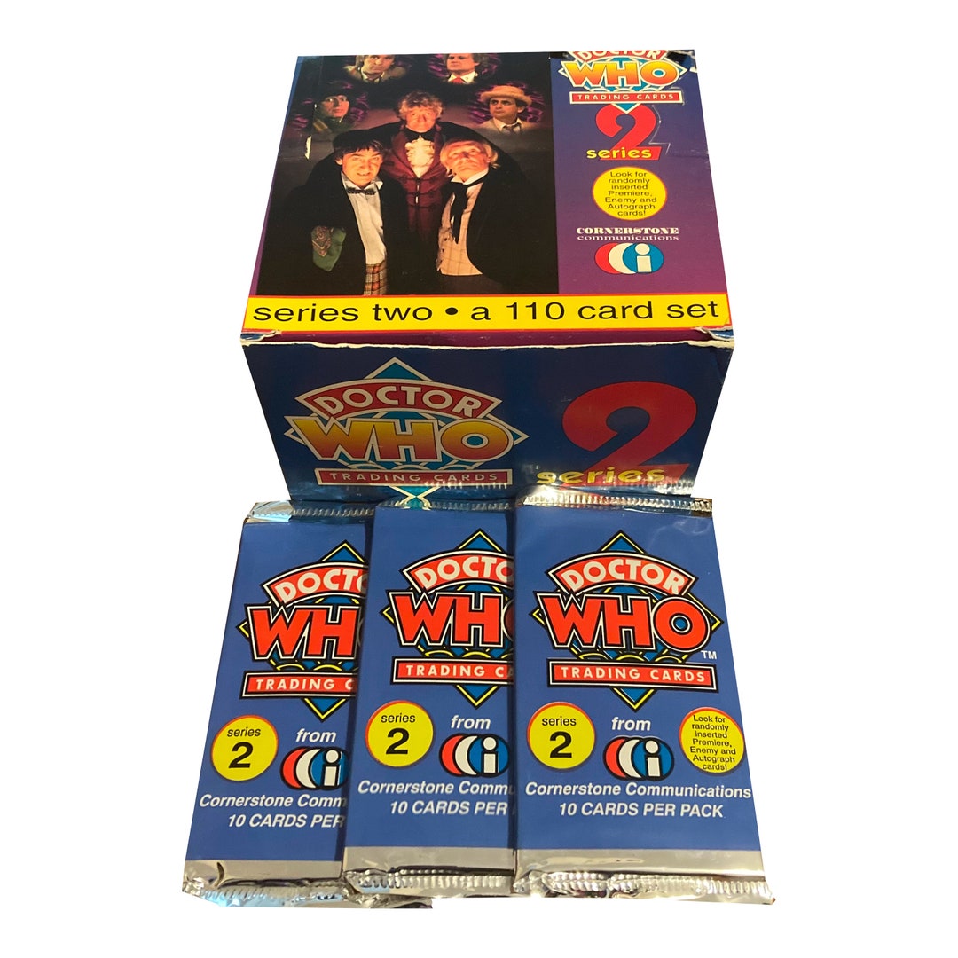 3 Packs of Doctor Who Series 2 Vintage Trading Cards. 10 Cards per Pack ...