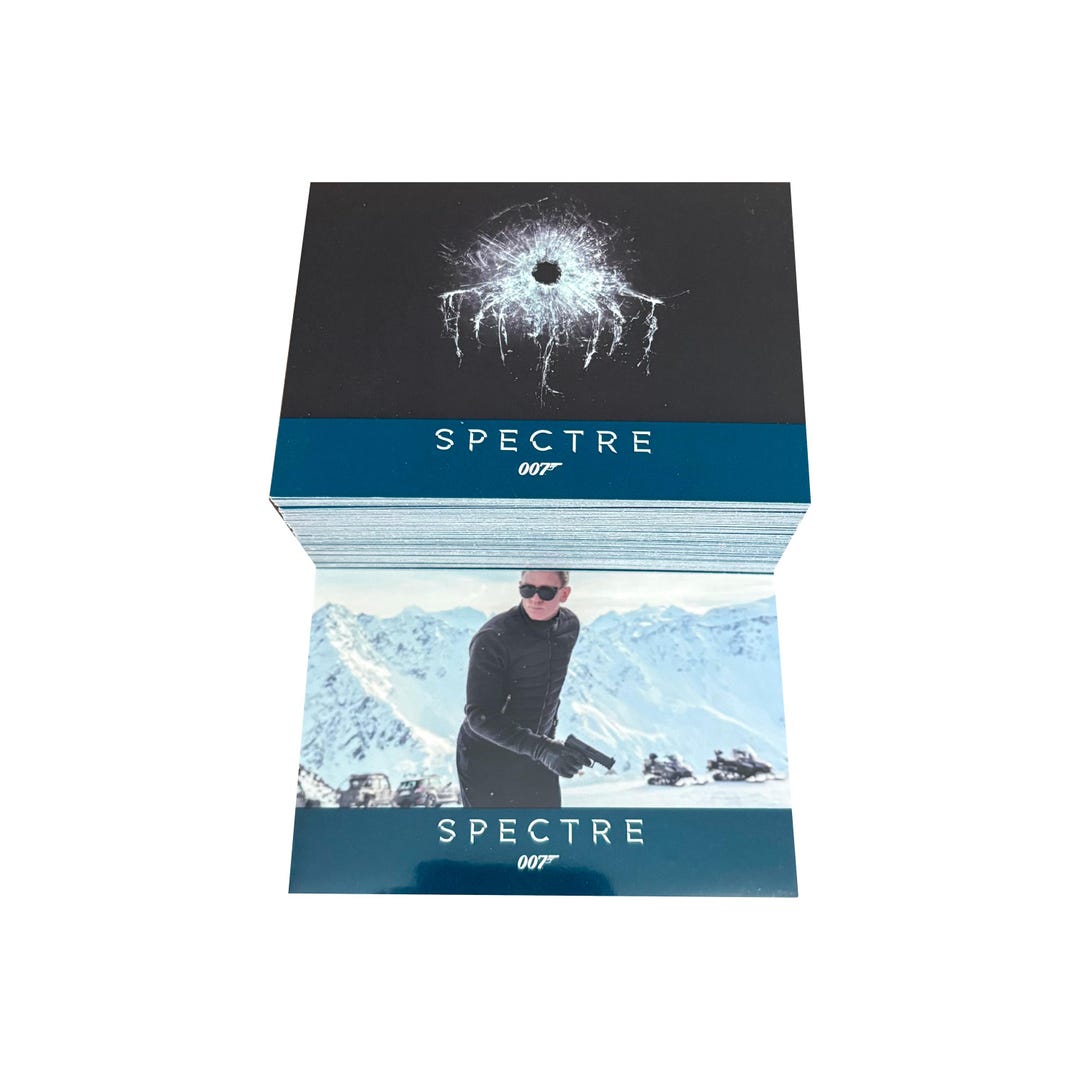 James Bond Archives SPECTRE Complete Base Set of 76 Vintage Trading ...