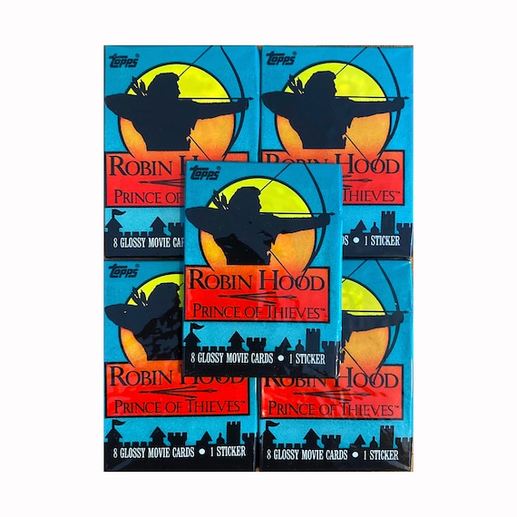 5 Packs of Robin Hood Prince of Thieves Vintage Trading Cards. - Etsy