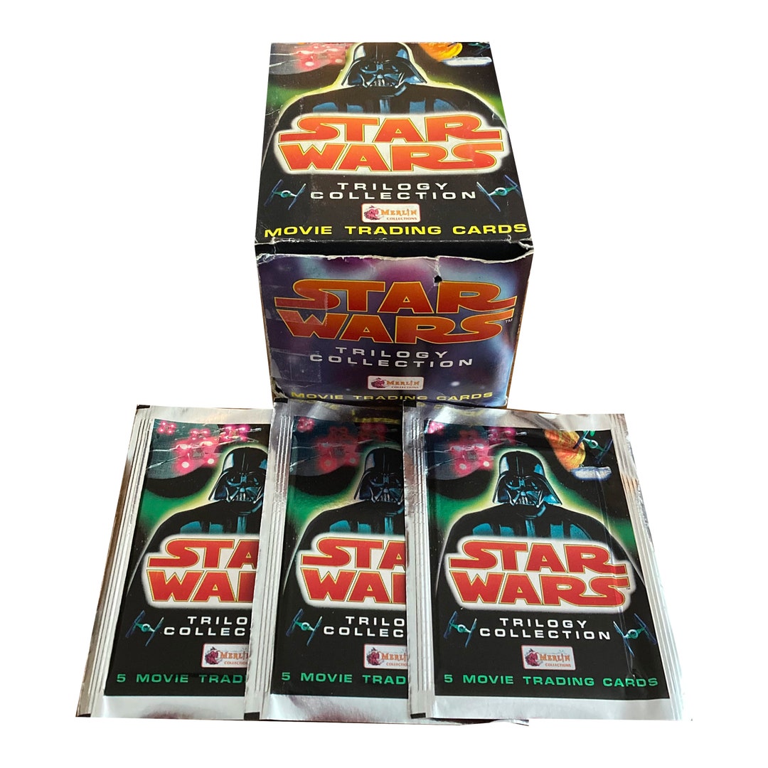 3 Packs of Star Wars Trilogy Collection Vintage Movie Cards. 5 Cards ...