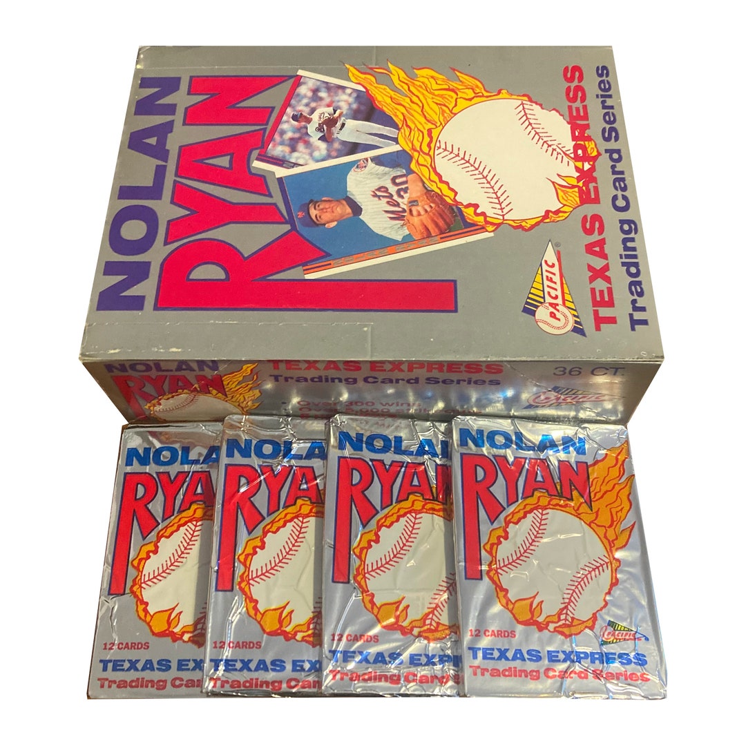 4 Packs of Nolan Ryan Texas Express Series 1 Vintage Trading Cards. 12 ...