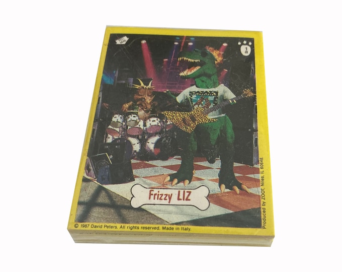 Wacko-saurs Vintage Sticker Cards Complete Set of 48 in Excellent ...