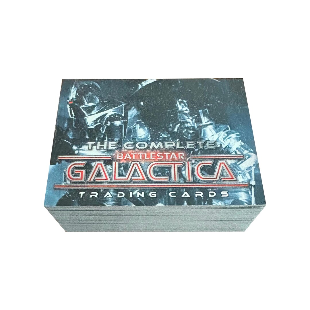 The Complete Battlestar Galactica Complete Base Set of 72 Vintage ...