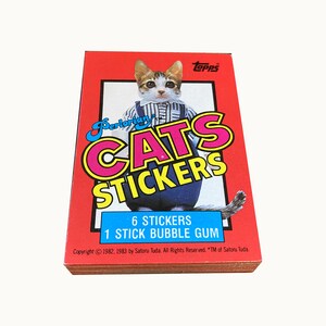 Perlorian Cats Complete Set of 55 Sticker Cards in Excellent Condition ...
