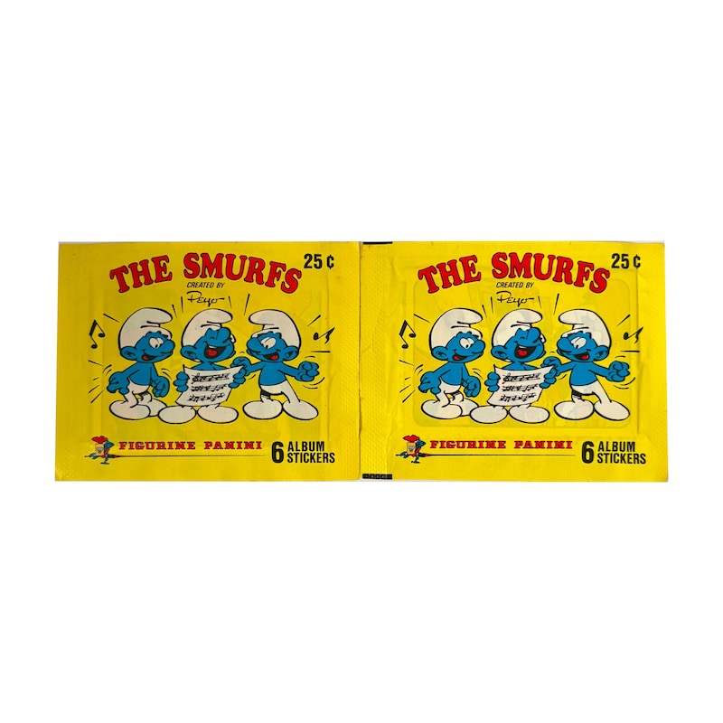 Smurf Stickers Vintage - Etsy