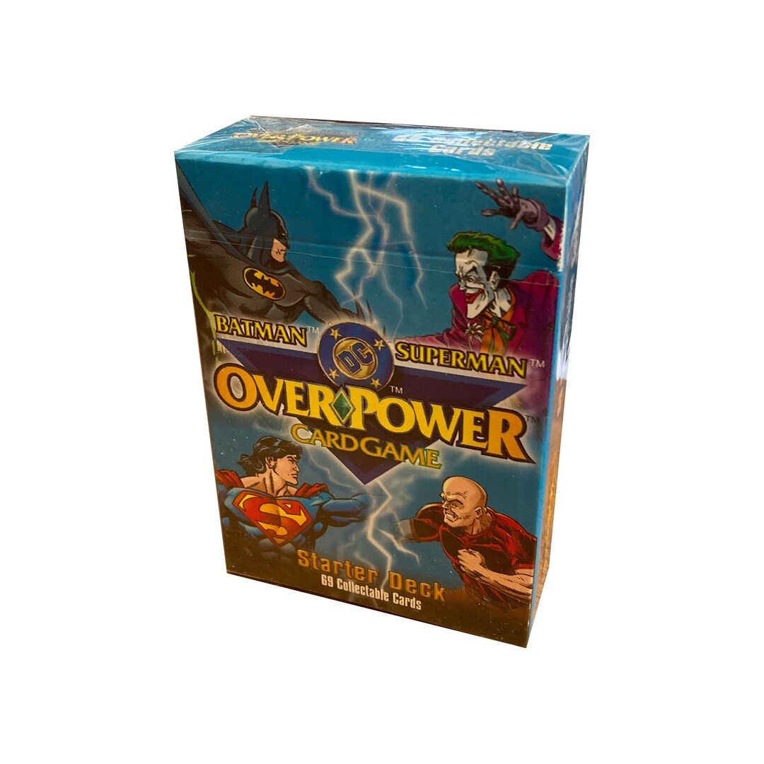 DC Overpower Batman Superman Card Game Factory Sealed Starter Deck ...