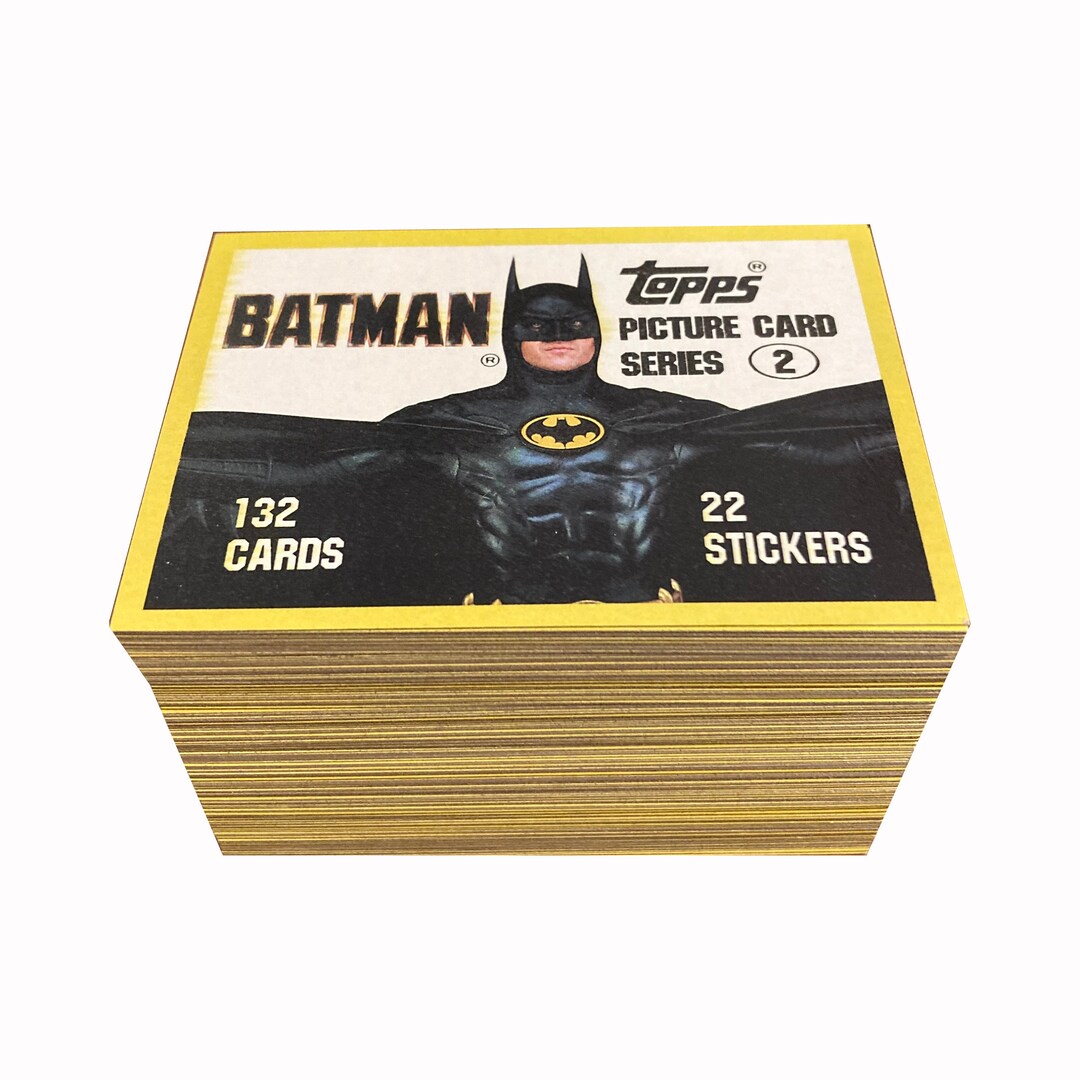Batman Series 2 Complete Set of 132 Vintage Trading Cards in Excellent ...